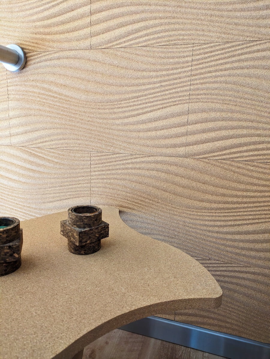 Grace - Cork Wall Tiles in Natural Color – OakViva