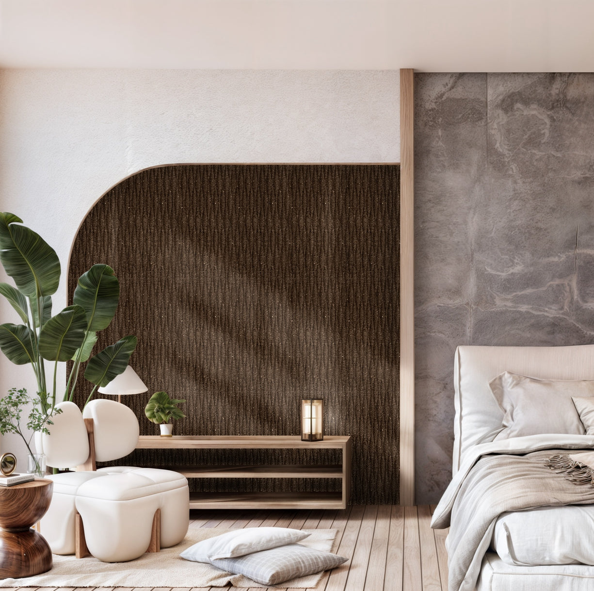 Meadows - Natural Black Cork Wall Panels – OakViva