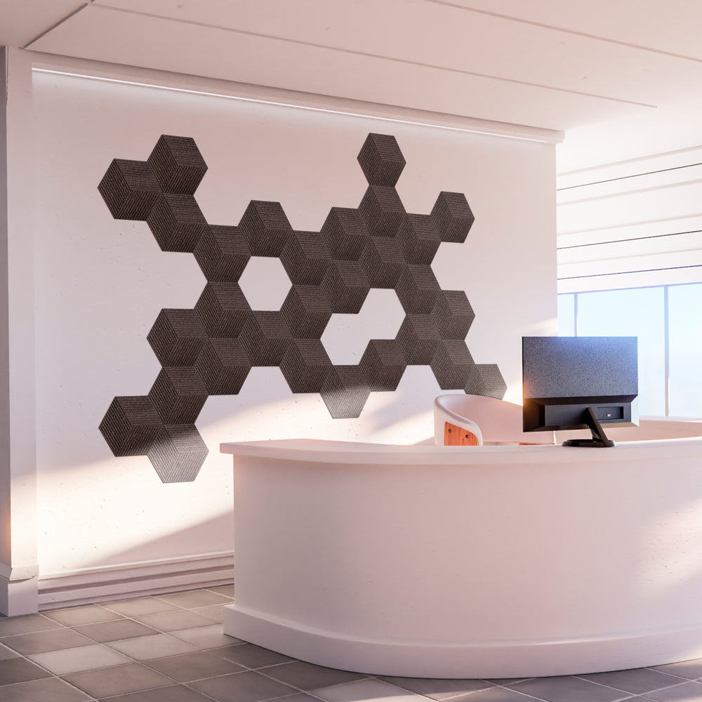 Stripes Rhombus - Natural Black Cork Panels – OakViva