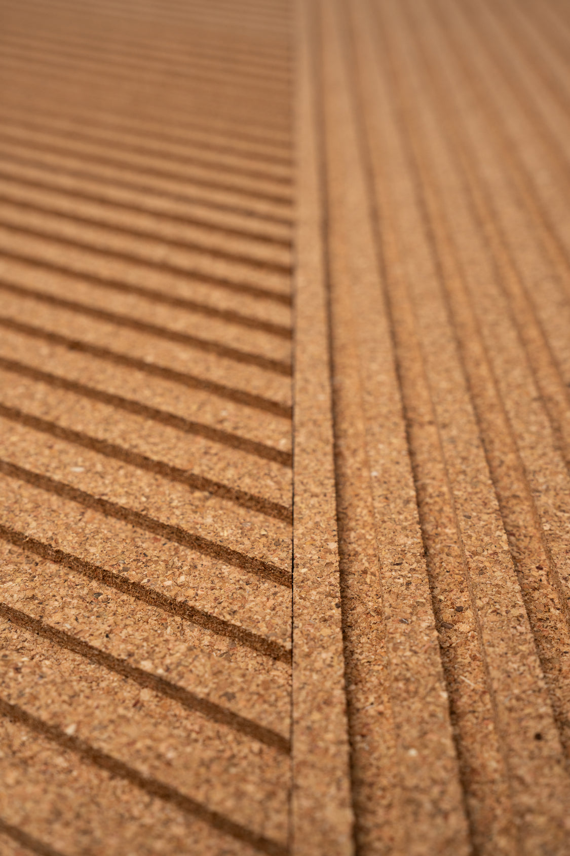 3D Stripe - OakViva Cork Wall Tiles - 12 Tiles Box